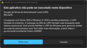 Implementação do Windows LAPS no Windows Server 2025 e Windows 11 ...